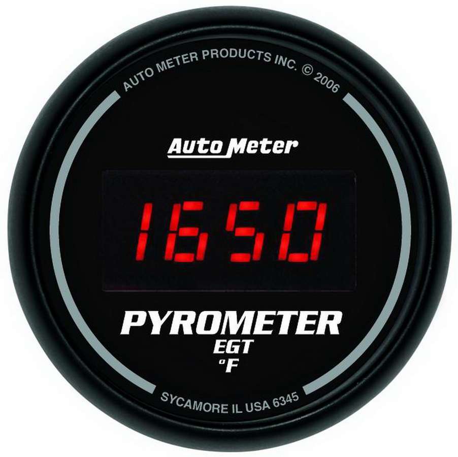 Autometer 6345 Sport Comp Digital Pyrometer Gauge Kit 46074063459| eBay