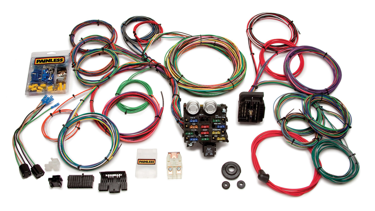 Automotive Wiring Kit Painless Wiring 10102 Universal 21 Circuit ...