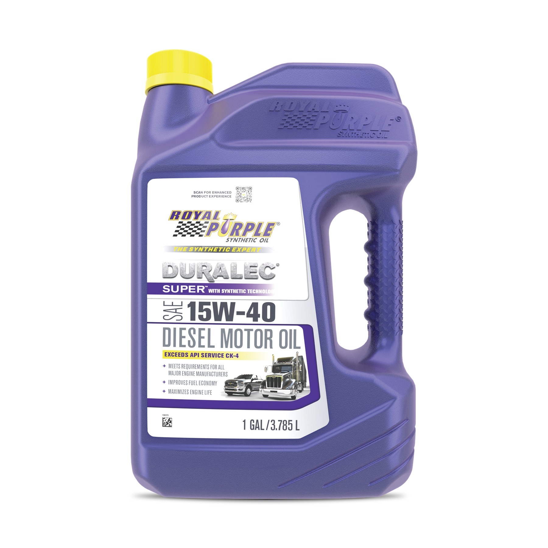 Royal Purple Duralec Super 15w40 Oil Case 3x1 Gallon - 43154 ...