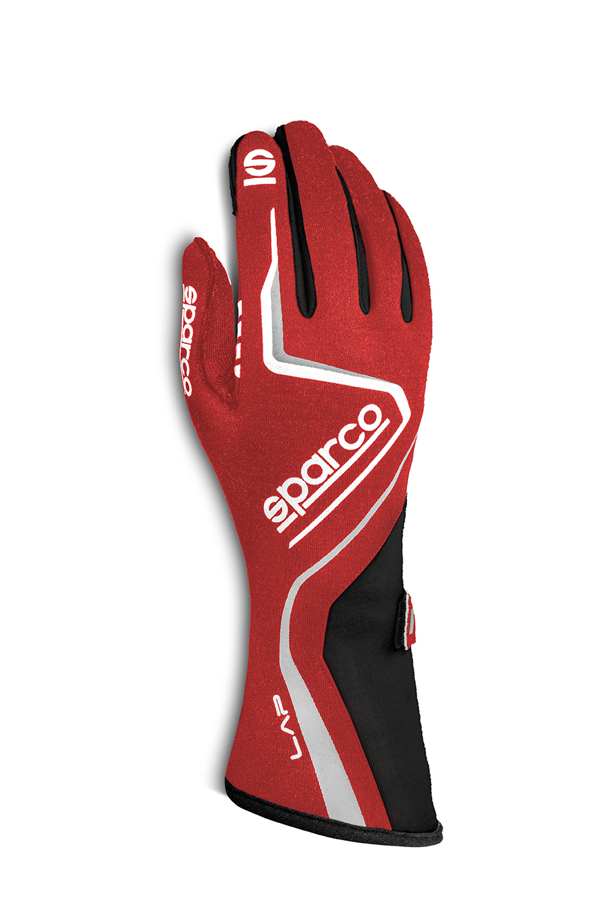 Sparco SPARCO 00131513RSNR Glove Lap XX-Lrg Red / White